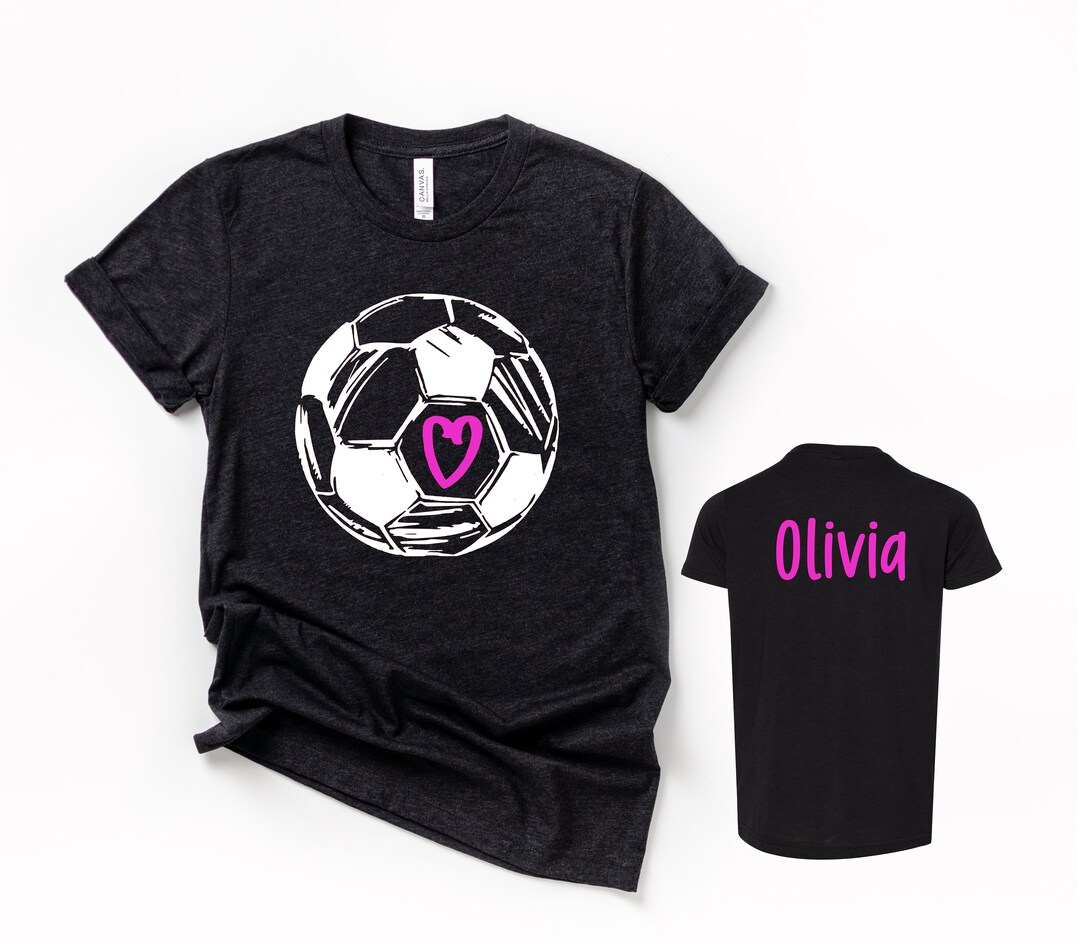 Custom Soccer Tee | Personalize With Colors and Name | Girls Soccer ...