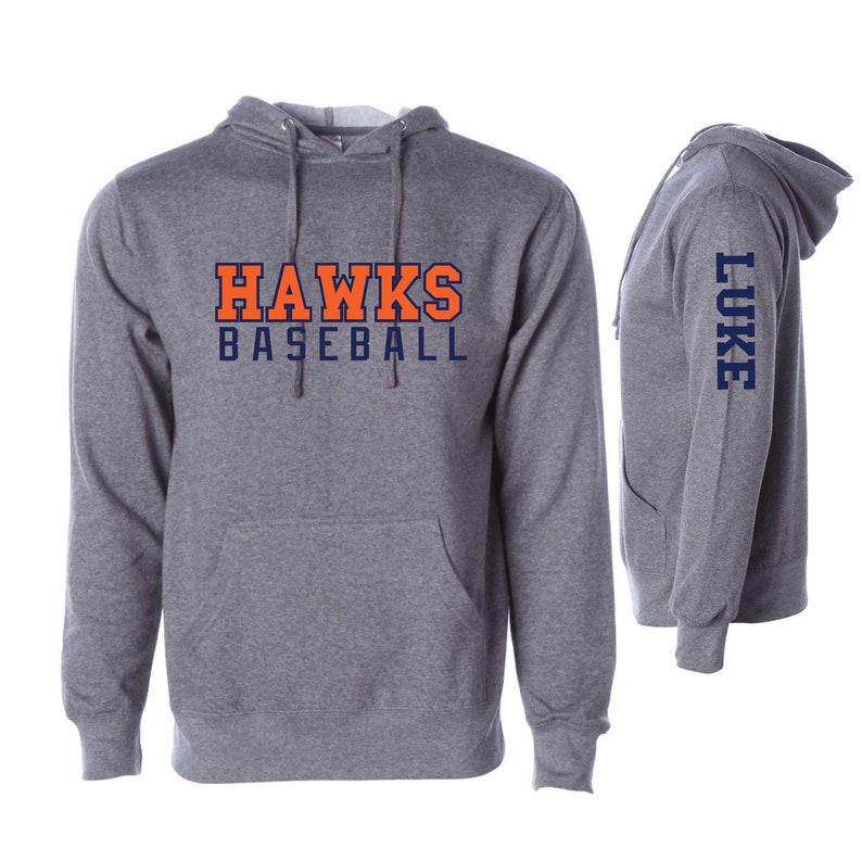 Custom Baseball Hoodie | Personalize With Team Colors and Player Info ...