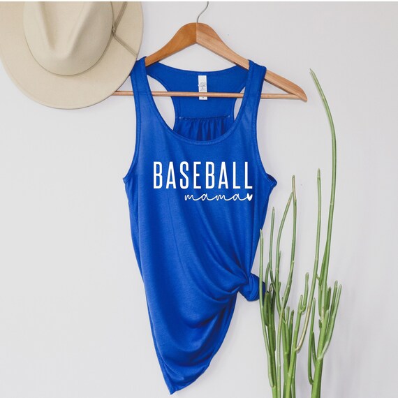 Baseball Mama Tank Top Baseball Tanks Baseball Mom Tank - Etsy