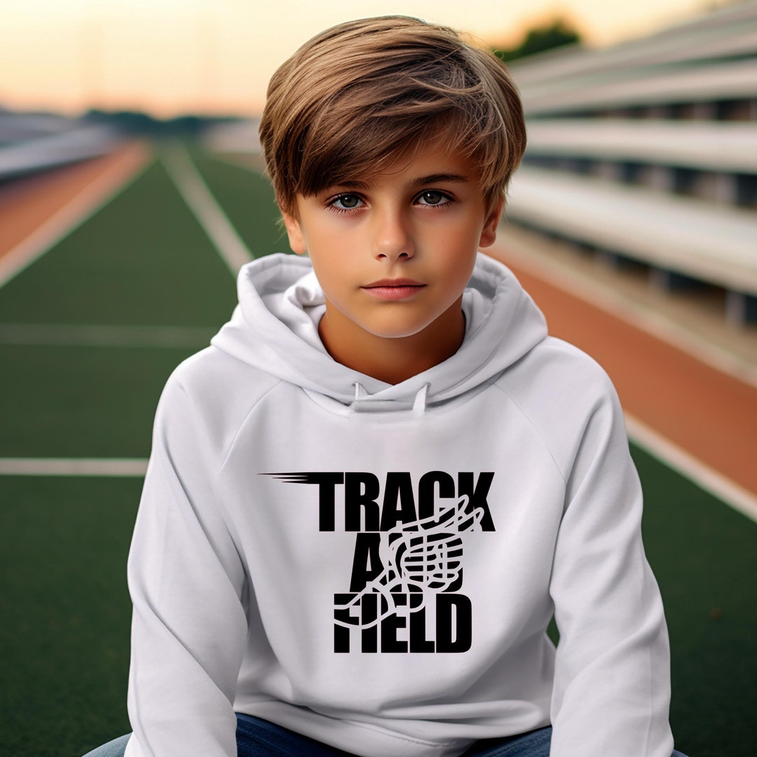 Track and Field Hoodie | Custom Track Sweatshirt | Personalize With ...