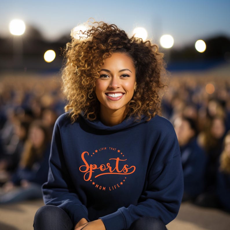 Livin' That Sports Mom Life | Customizable Sports Hoodie | Multi-sport ...