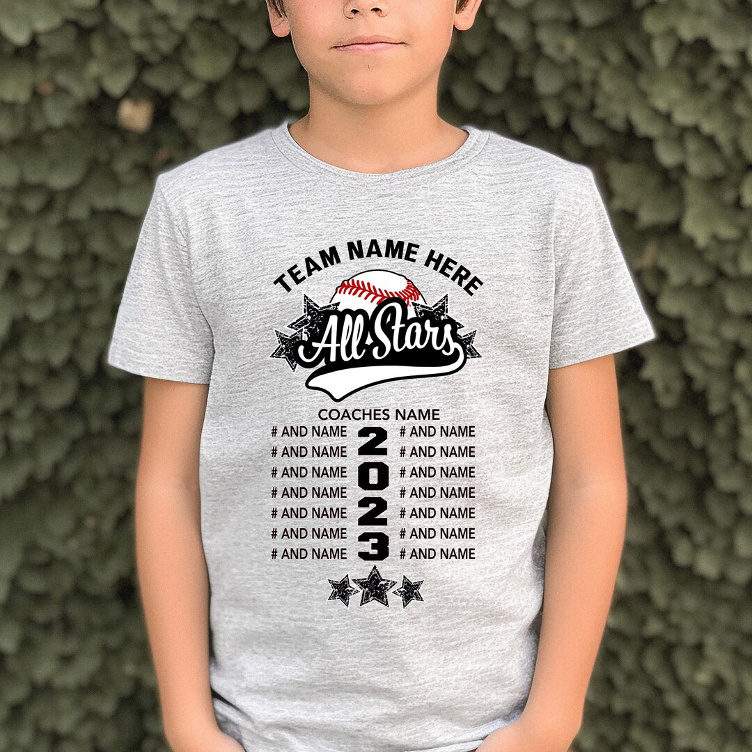 Baseball All Stars Tee | Custom Baseball All Stars | All Stars ...
