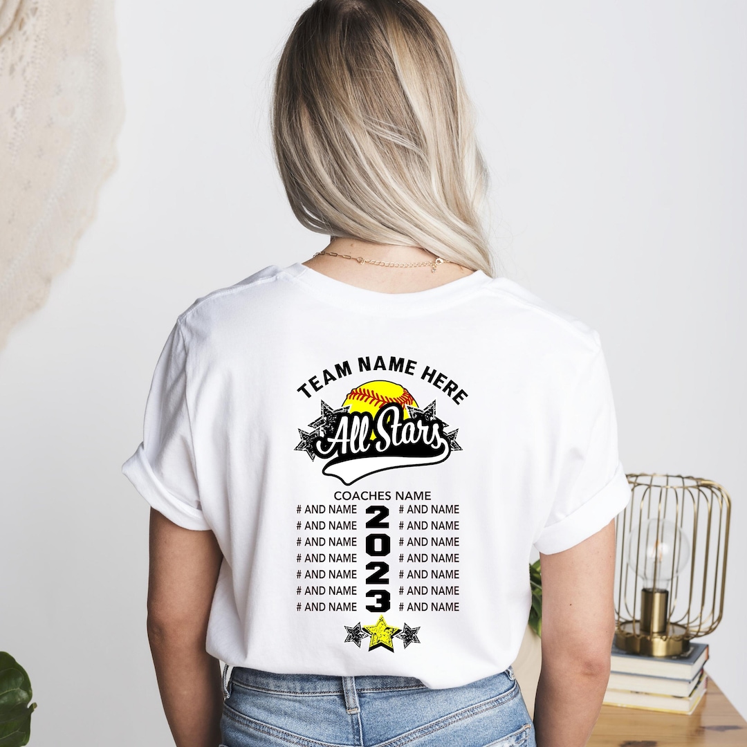 Softball All Stars Tee | Custom Softball All Stars | All Stars ...