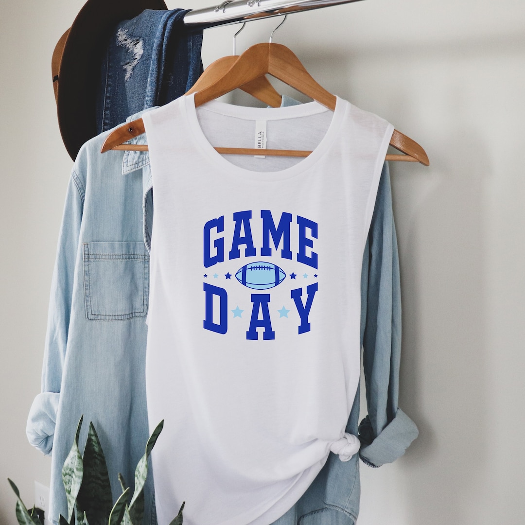 Game Day Football Tank | Custom Football Tanks | Football Mom | Cute ...