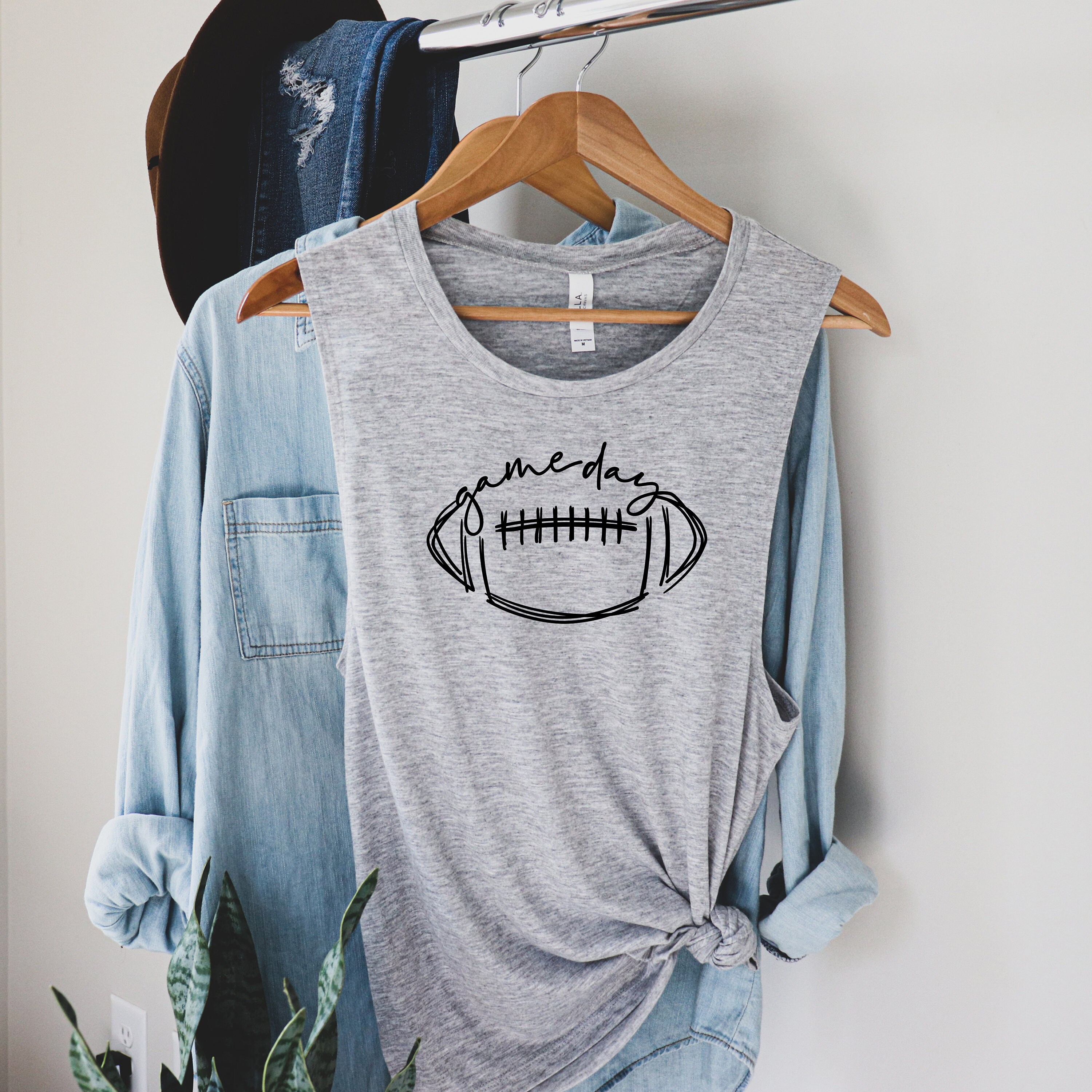 Custom Football Game Day Tank | Custom Football Shirts | Bella Canvas ...