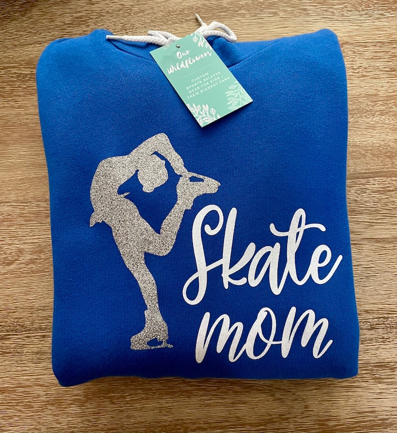 Skate Mom | Figure Skating Sweatshirt | Personalize With Colors ...