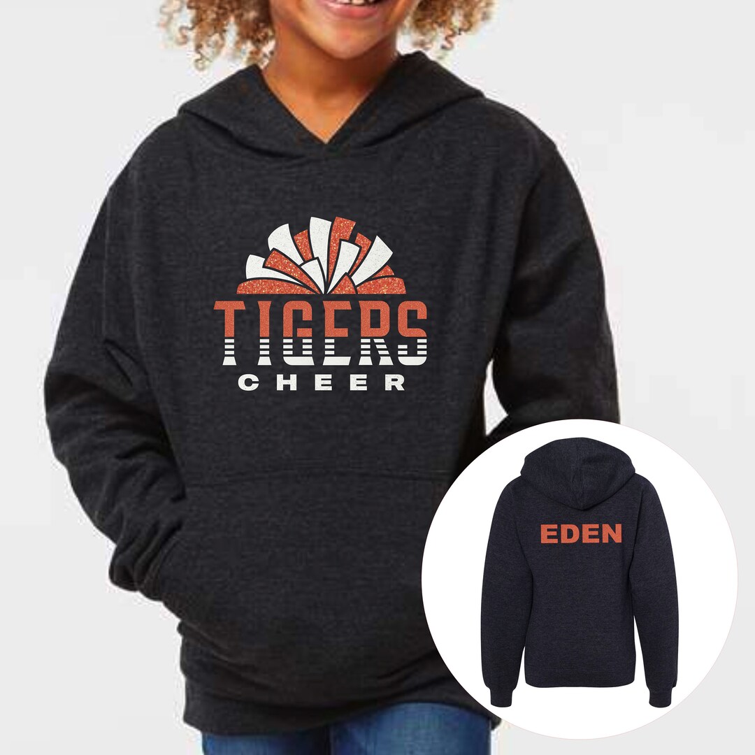 Cheer Hoodie | Custom Cheer Sweatshirt | Glitter Cheer | Girls Cheer ...