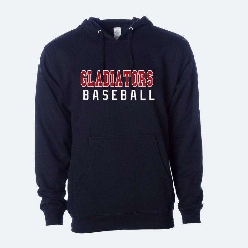 Custom Baseball Hoodie | Personalize With Team Colors and Player Info ...