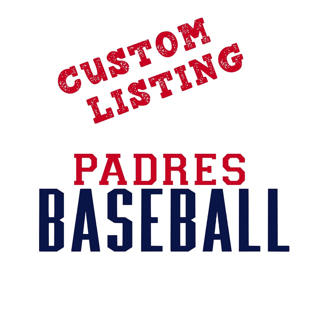 Padres Custom Apparel | Baseball | Custom Listing | Baseball Team Gear ...