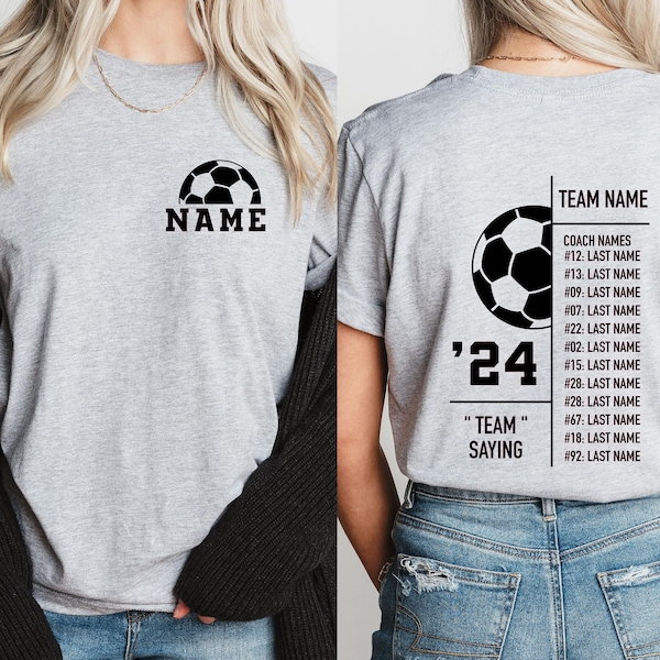 Team Roster Shirts - Etsy
