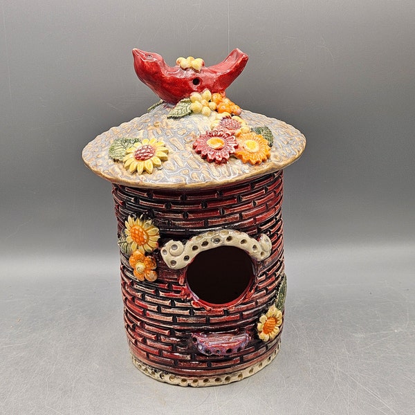 Red Birdhouse - Etsy