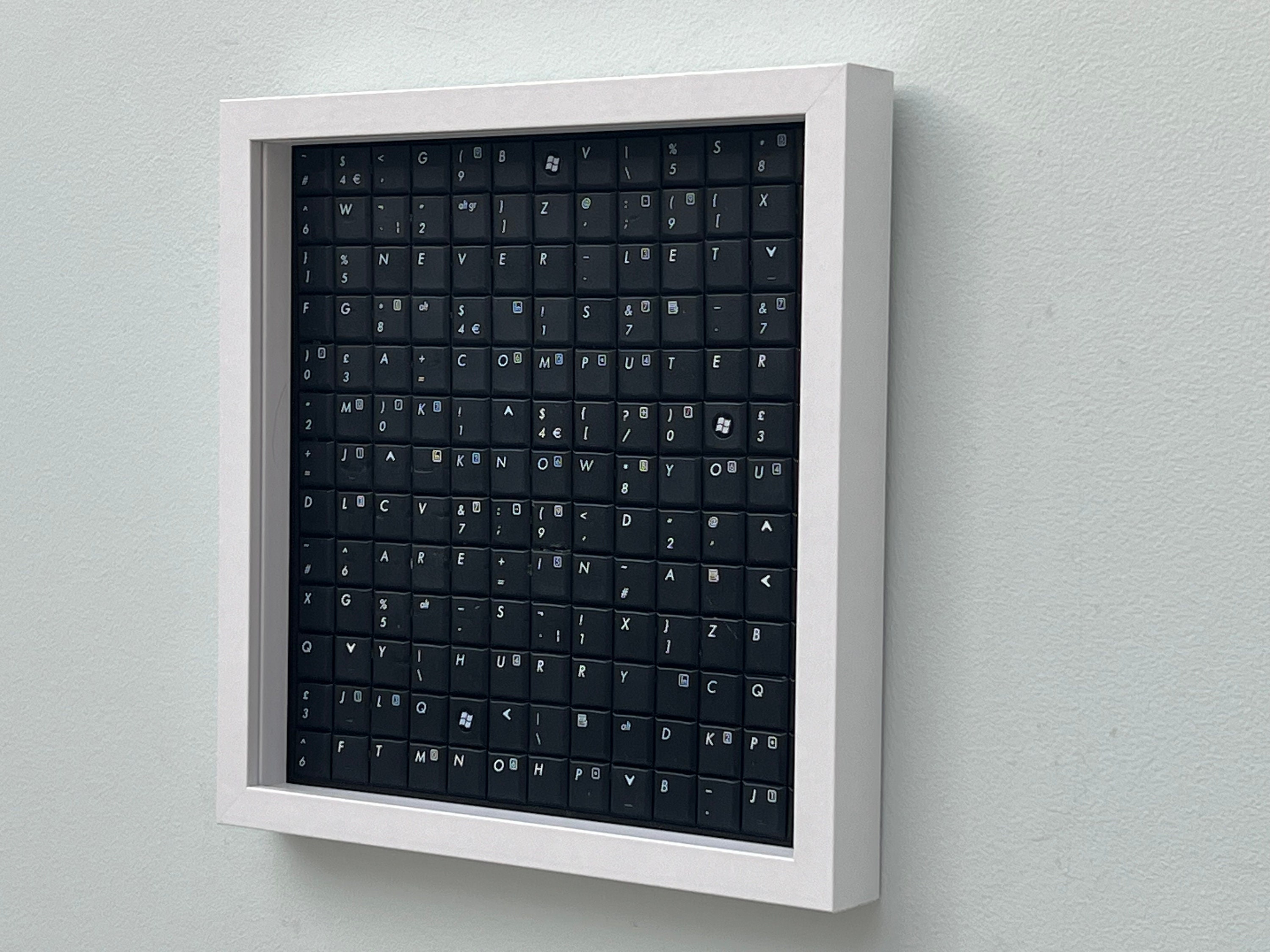 Never Let a Computer Know You Are in a Hurry. Recycled Computer Keys ...