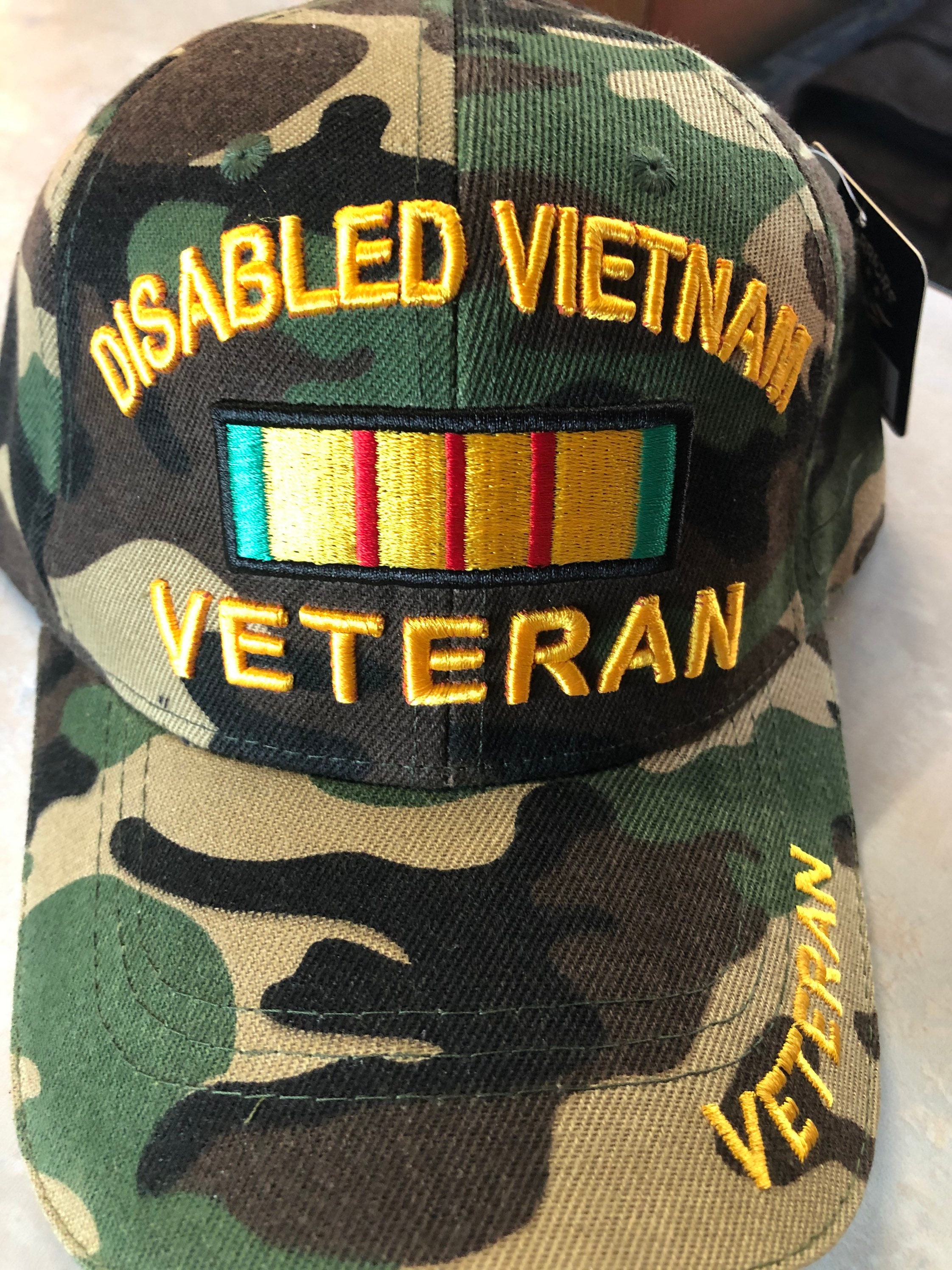Disabled Vietnam Cap Military Vietnam US Force Camo - Etsy