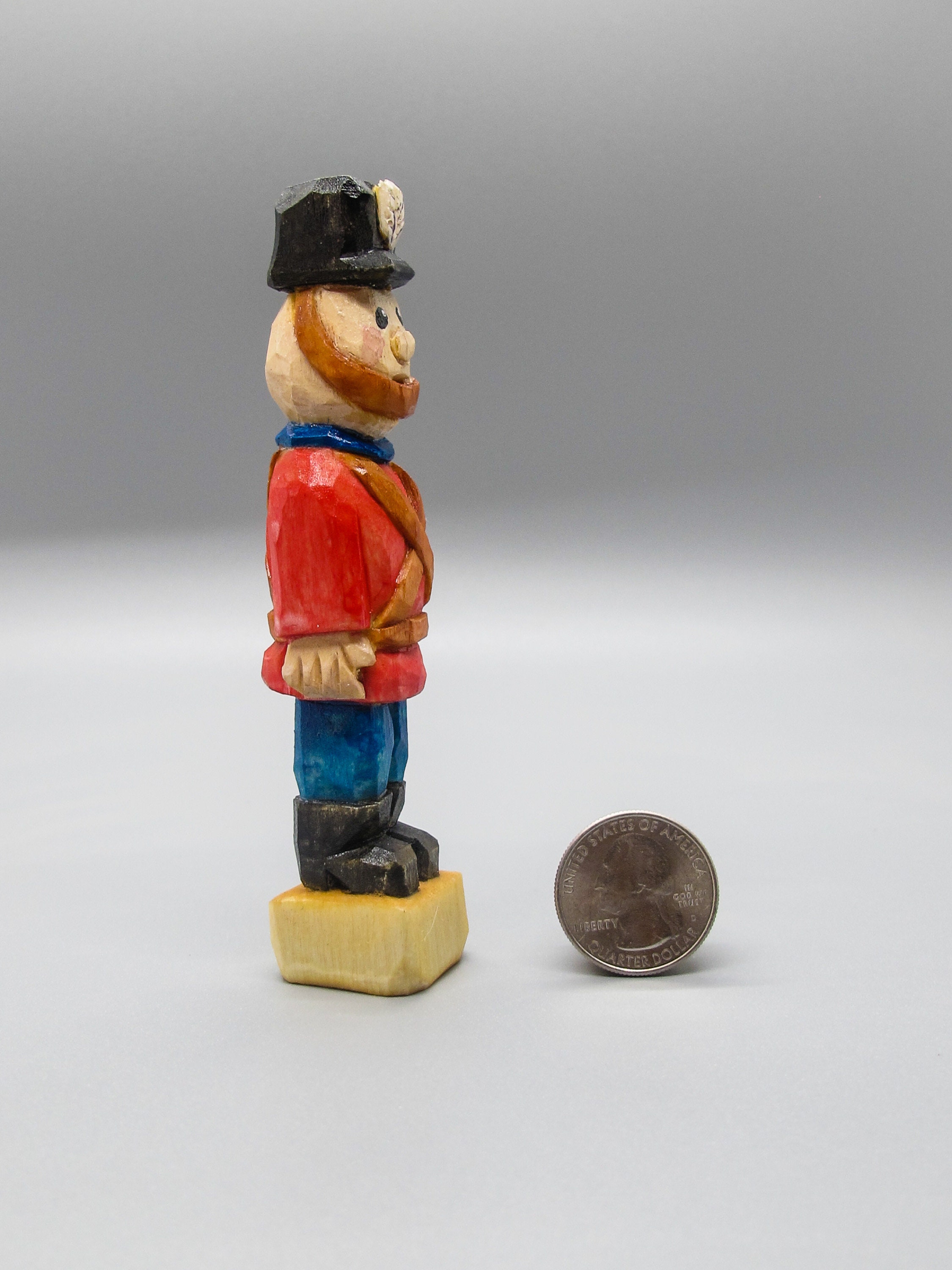 Hand Carved Wooden Toy Soldier. - Etsy