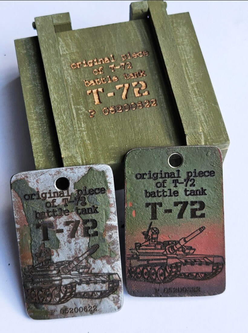 Tank Skin.keychains From T72 Keyring Tank With Wooden - Etsy Australia