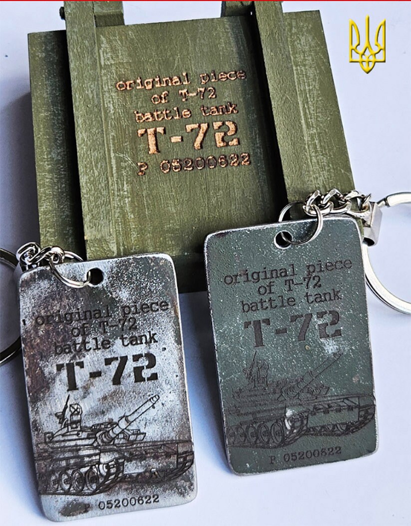 Tank Skin.keychains From T72 Keyring Tank With Wooden - Etsy Australia
