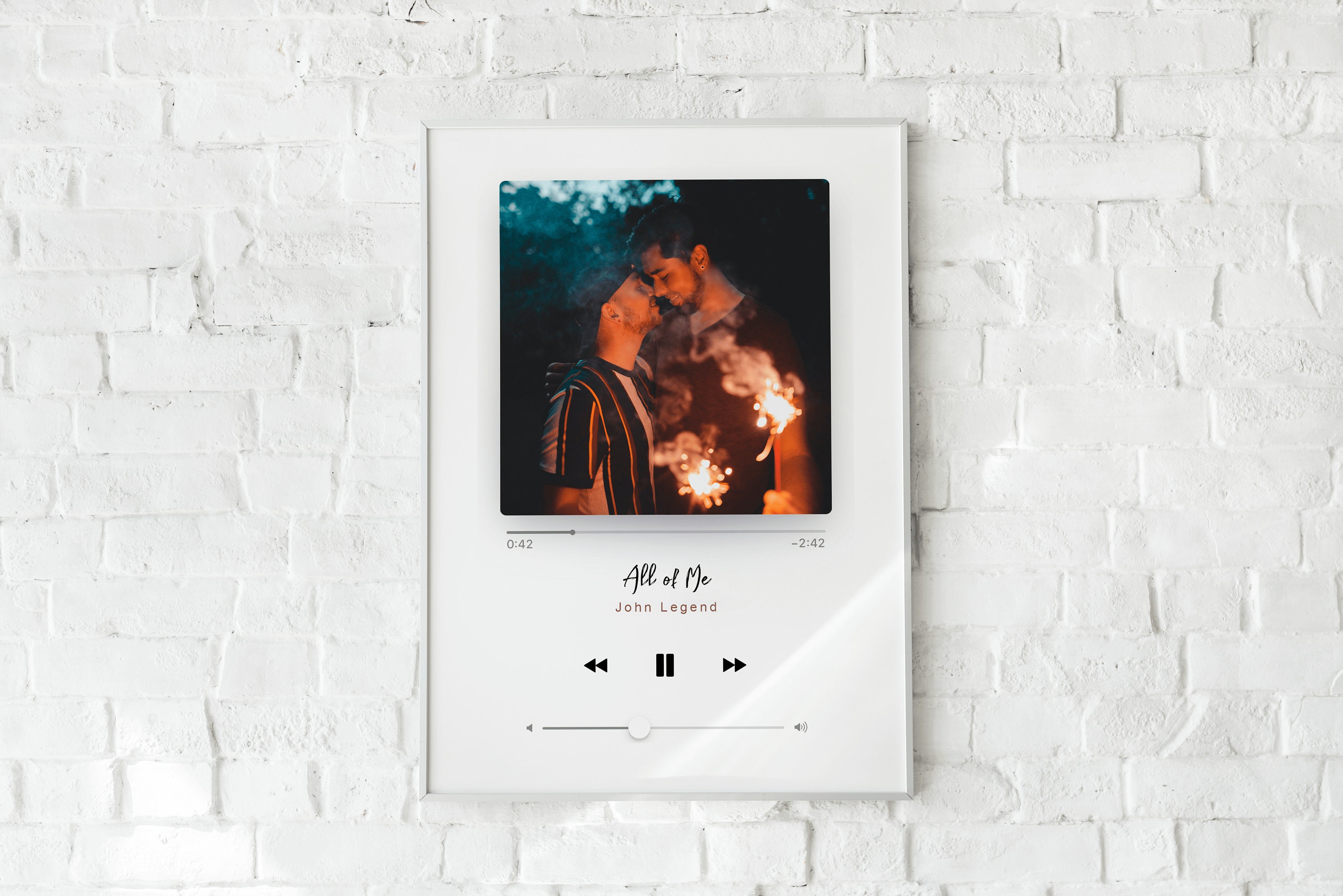 Spotify Custom Song Photo print Personalised music print | Etsy