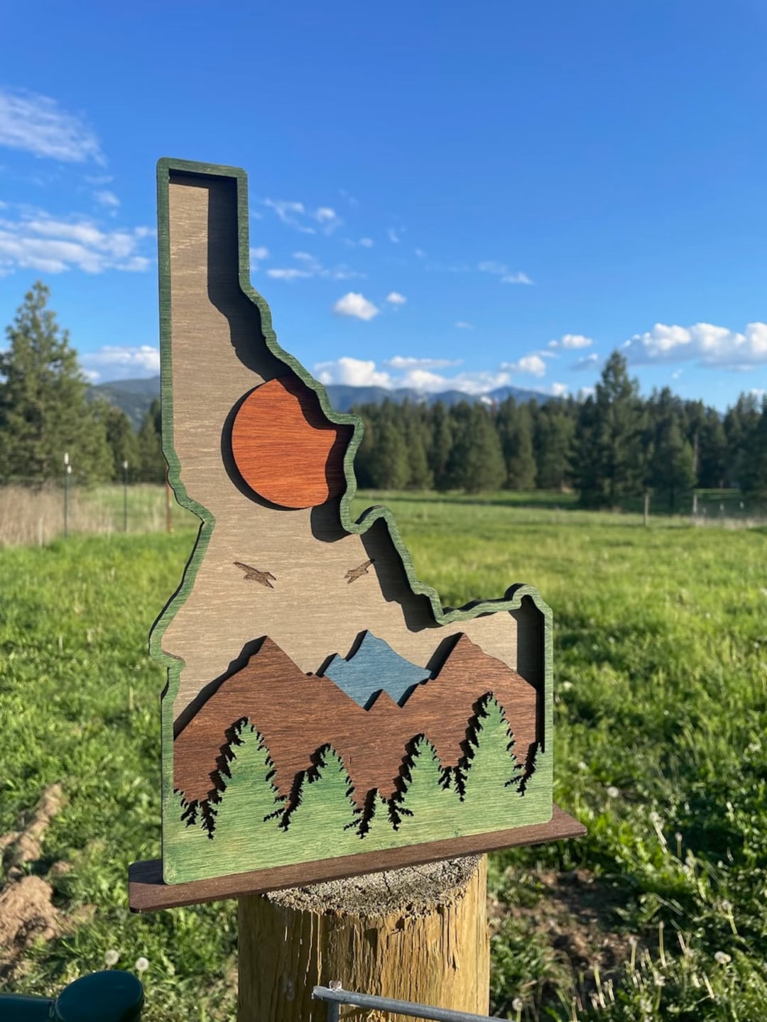 Layered Idaho Laser File, Laser Cut File, Idaho Svg - Etsy