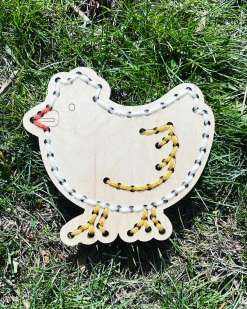 Farm Animal Yarn Lacing Svg - Etsy