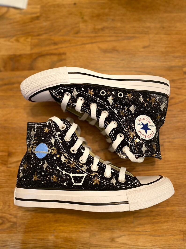Hand Painted Solar System Converse Shoes - Etsy