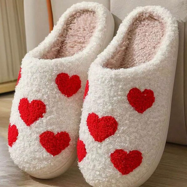 Fuzzy Slippers - Etsy