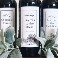 Personalized Wedding Wine Label Template – Editable Photo Bottle ...