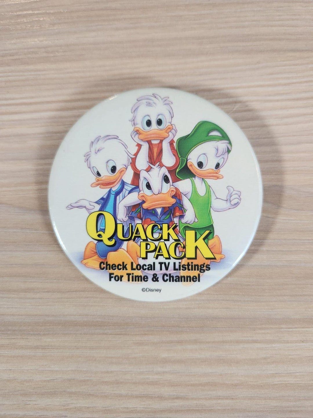Disney Store Cast Member Donald Duck 1996 Quack Pack Series Promo Pin ...