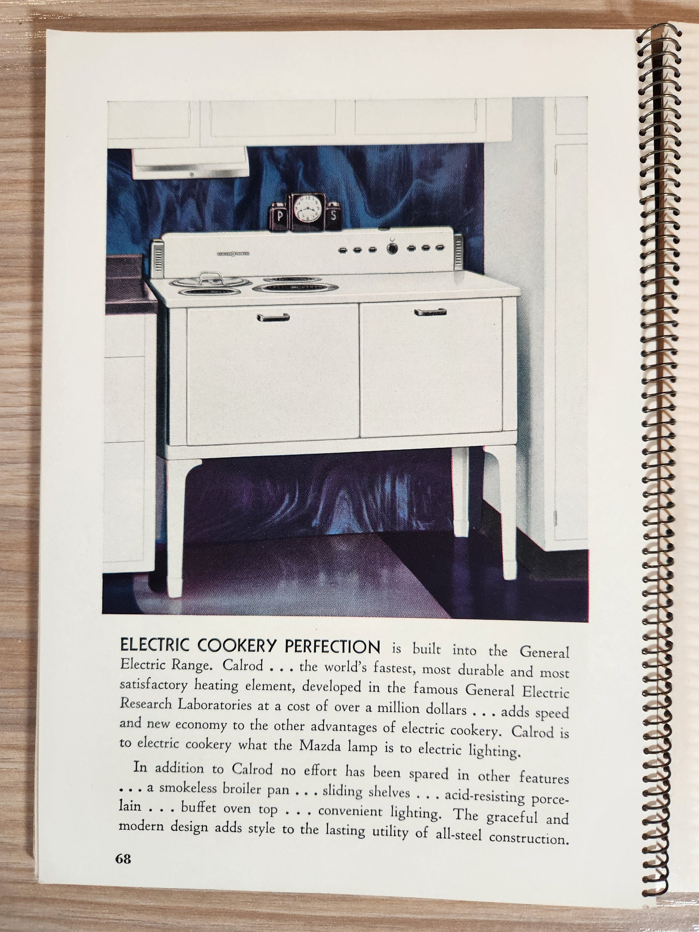 Vintage 1935 the New Art by General Electric Kitchen Institute - Etsy