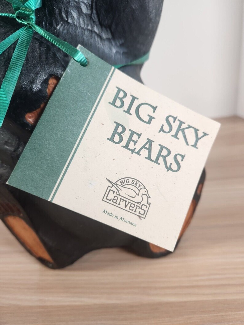 Big Sky Carvers mikey Jeff Fleming Hand Carved Bear Statue Montana - Etsy