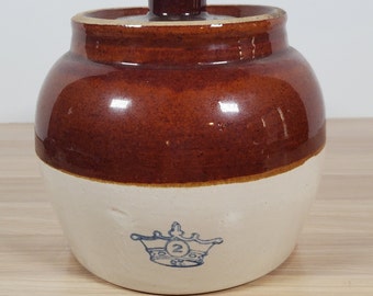 Blue Crown Crock | Etsy