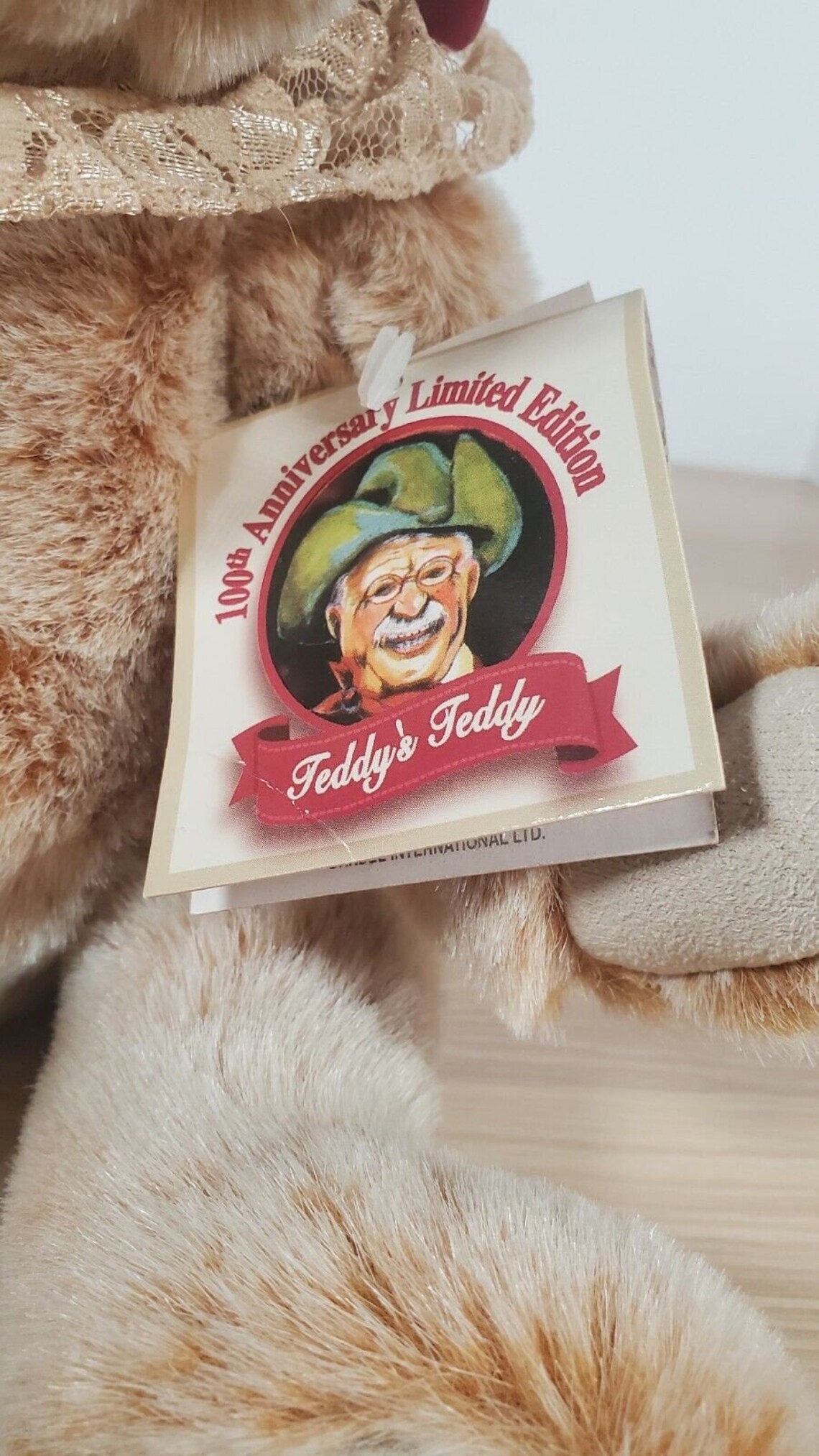 2001 Dandee 100th Anniversary Teddy's Teddy 12" Bear Roosevelt W/ Tags ...