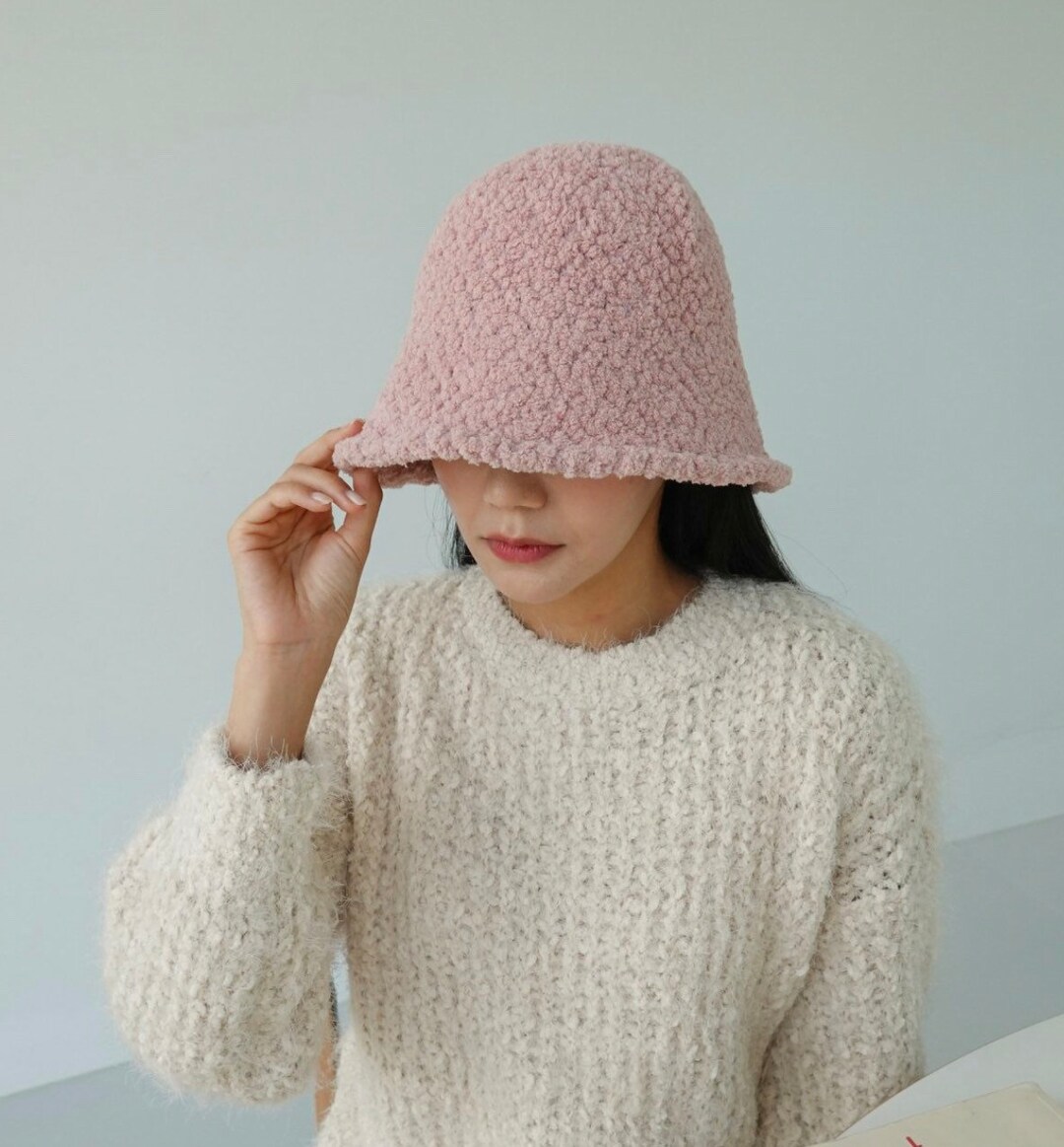 Soboro Winter Fur Bucket Hat - Etsy