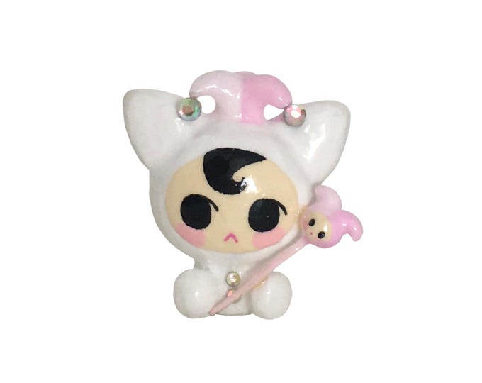 Kitty Court Jester Mini Sculpture - Etsy