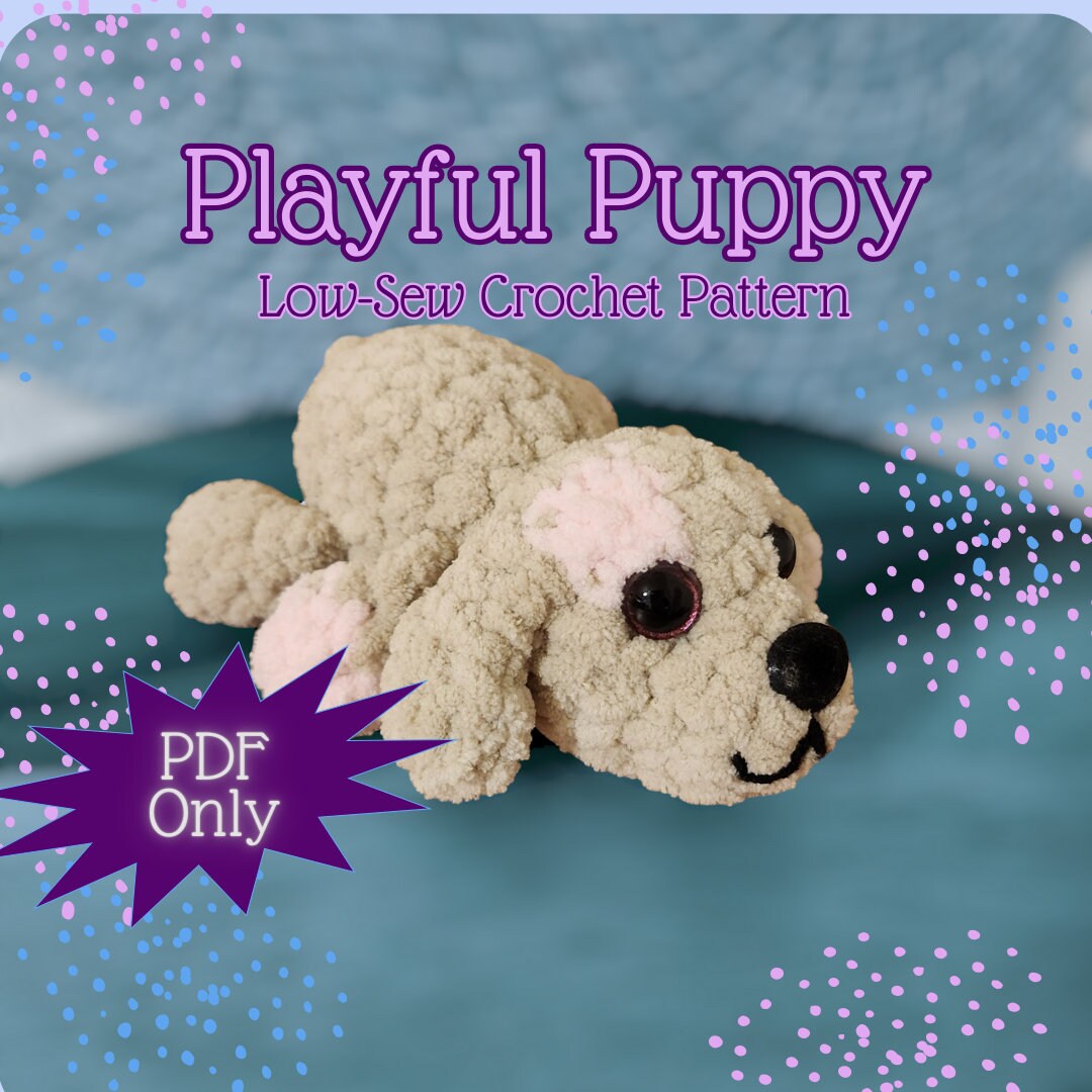 Playful Puppy Crochet Pattern - PDF Download - Etsy