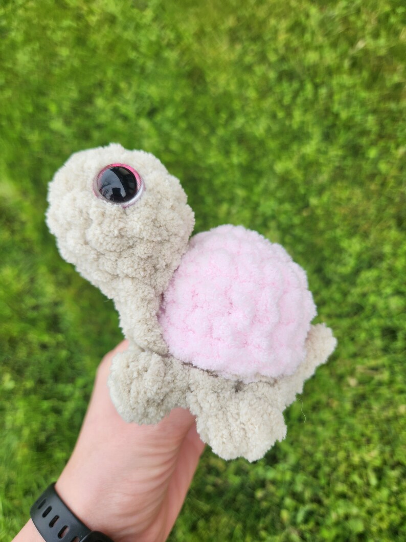 Tank the Turtle, Crocheted Plush - Etsy