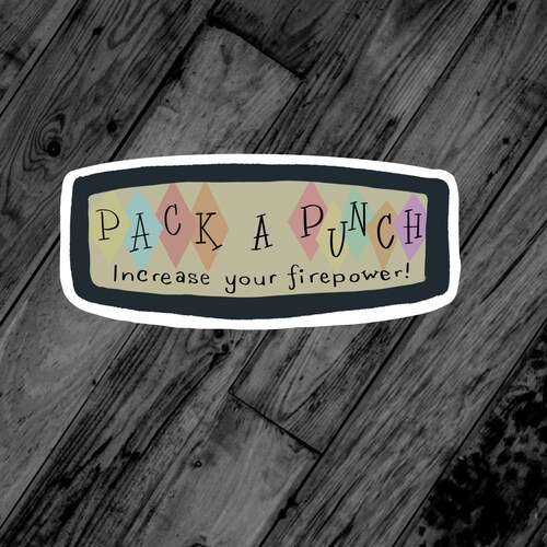 Pack a Punch COD Zombies Sticker | Etsy