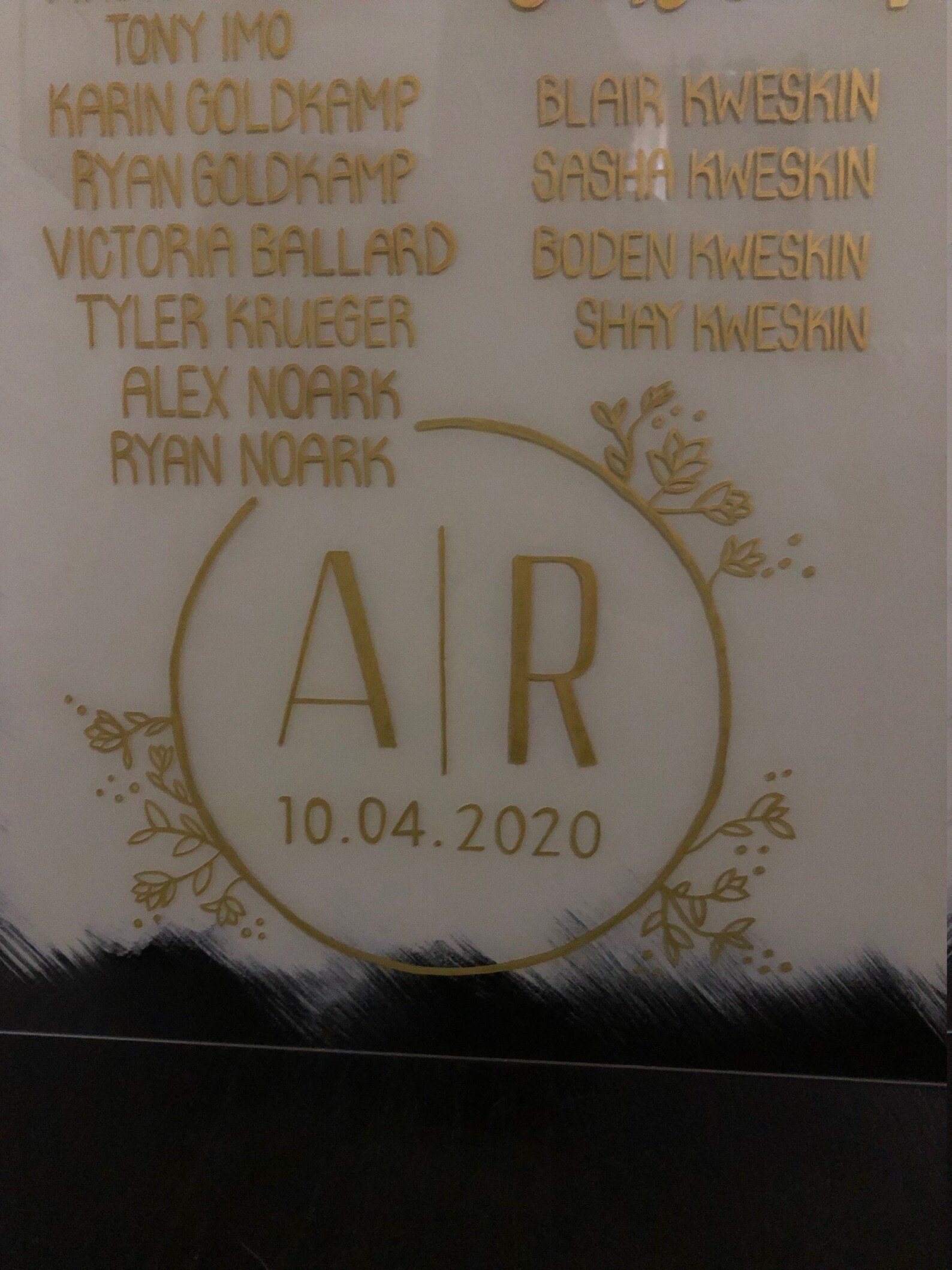 Hand Painted Seating Chart Sign - Etsy