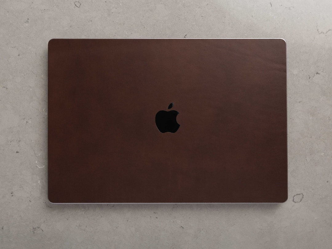 Italian Leather MacBook Pro 14" Skin, M3 (2023), Front & Back With ...