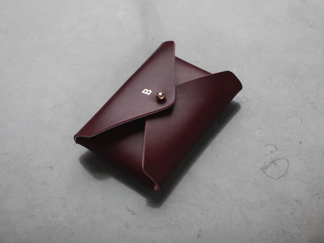 Personalized Kirigami Leather Card Wallet, US Made - Etsy