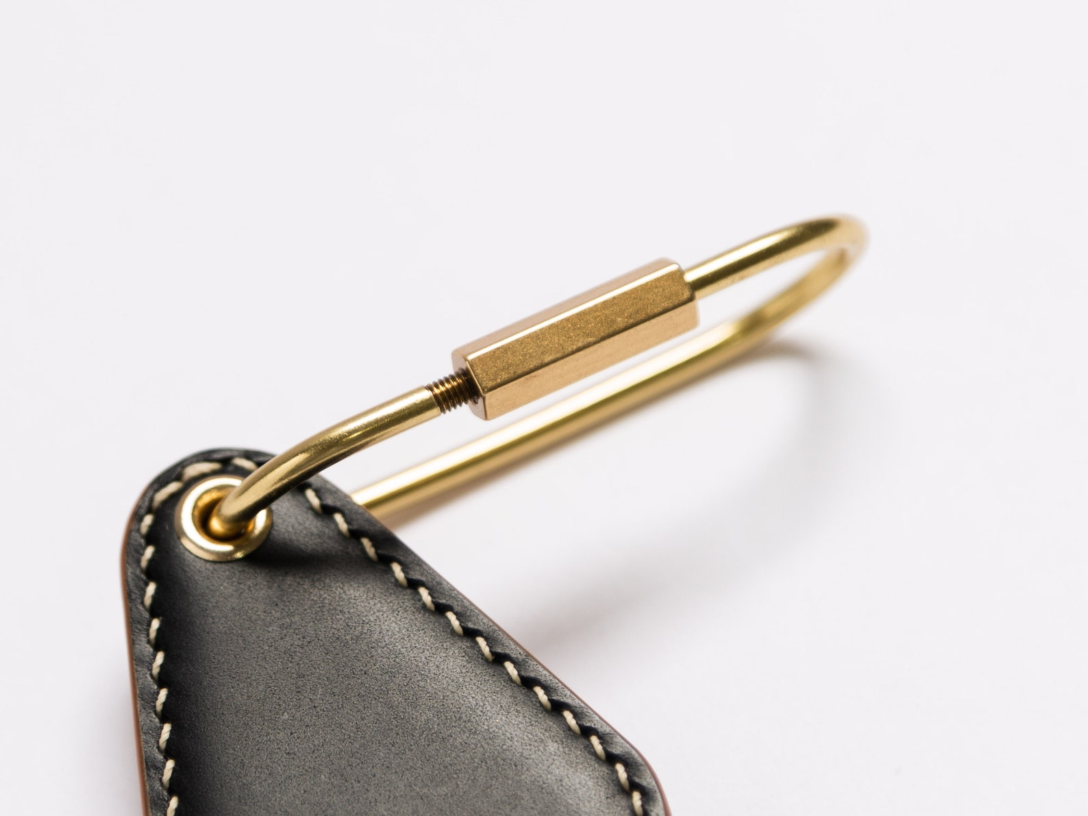 Vintage Leather Hotel Key With Brass Oval Key Ring, Personalized ...