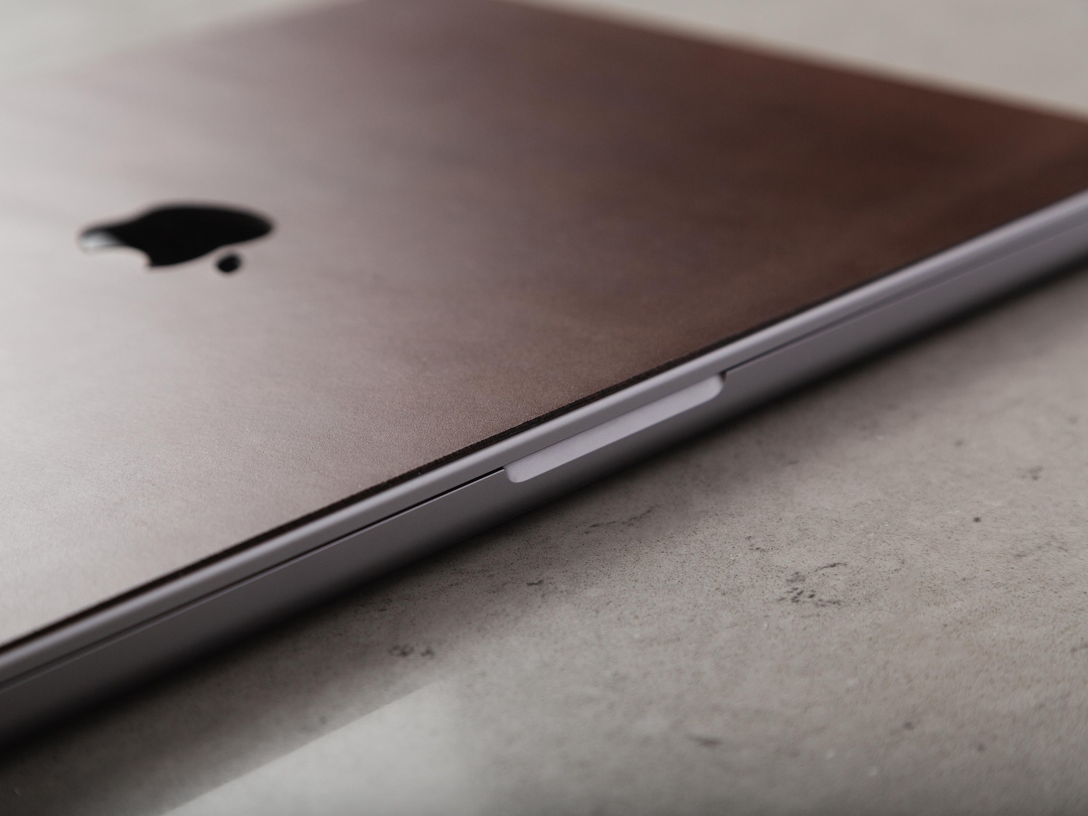 Italian Leather MacBook Pro 14" Skin, Personalized Laptop Decal - Etsy