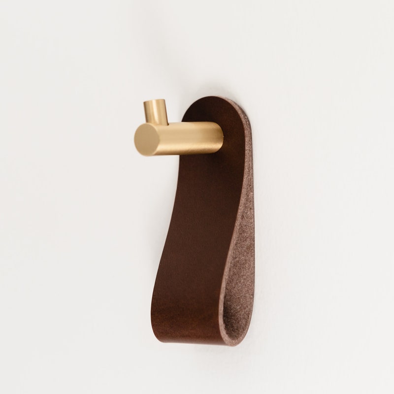 Leather Wall Hook - Etsy