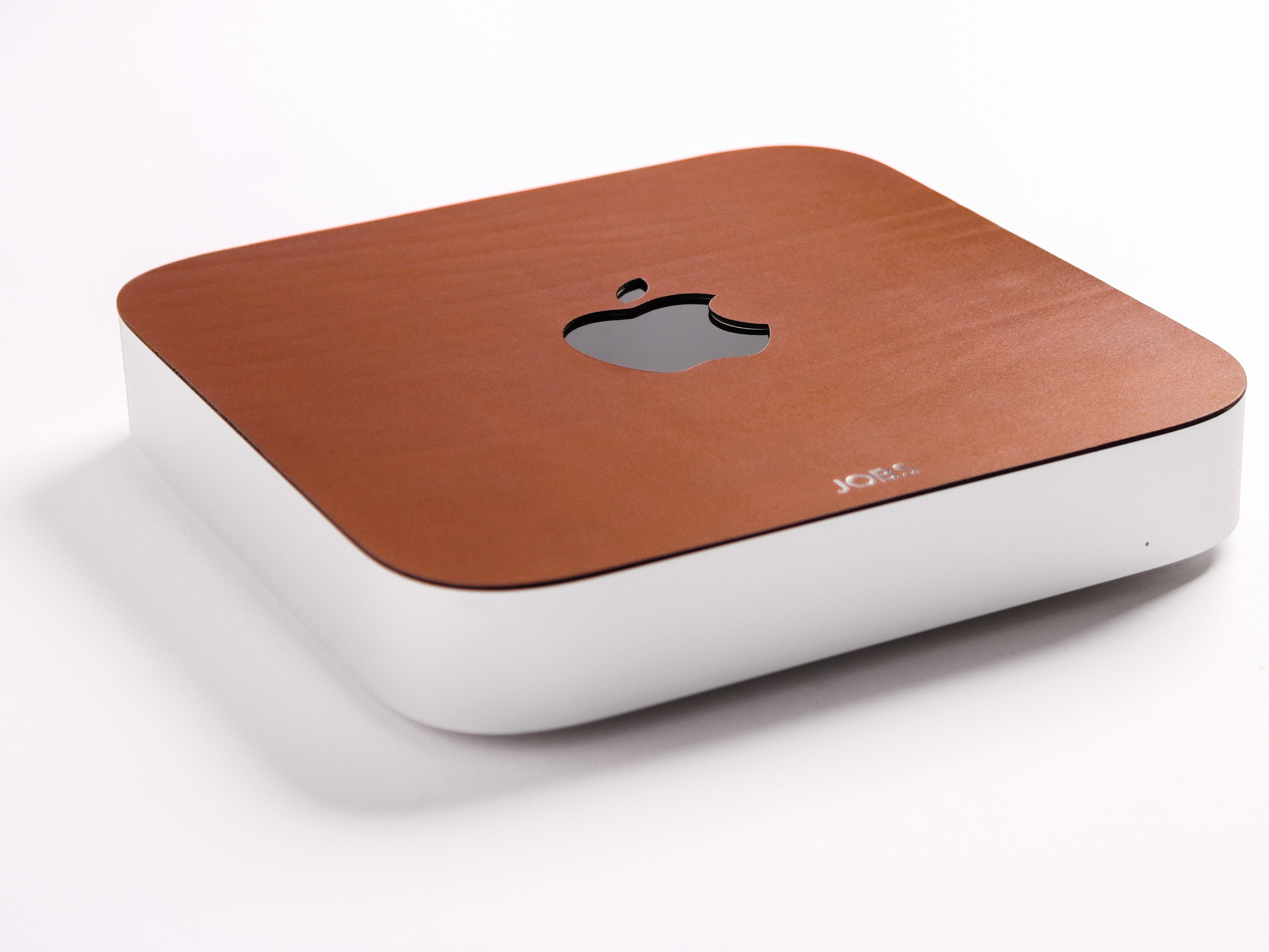 Italian Leather Skin With Apple Logo Cut Out for Mac Mini M1 & - Etsy