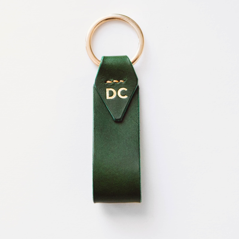 Leather Strip Key Chain - Etsy