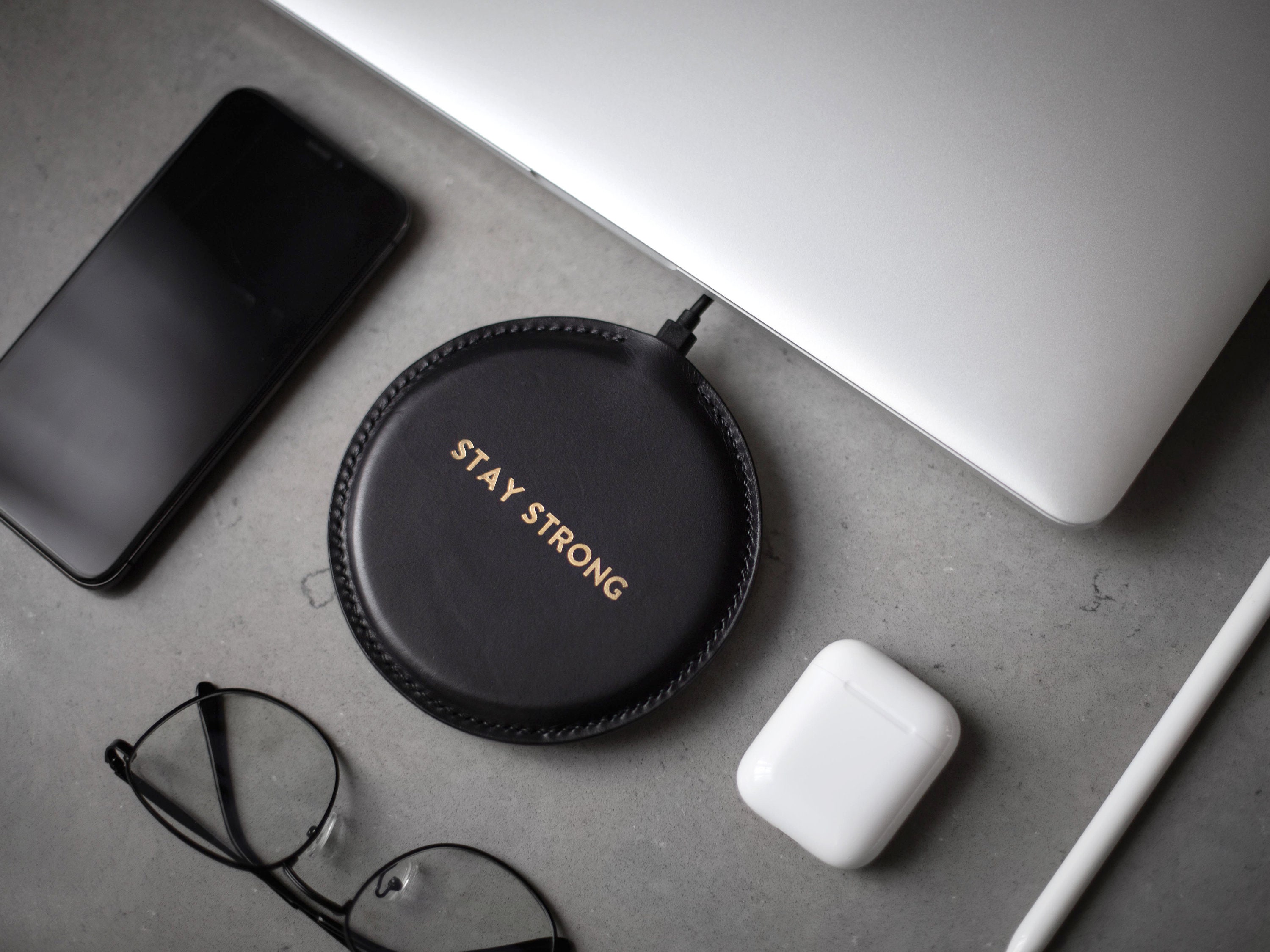 Wireless Charger Portable Desk Charging Station Charging - Etsy