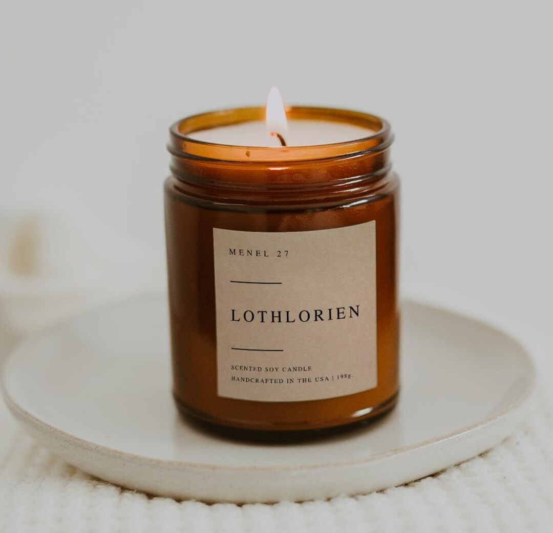 Lothlorien Candle | Lord of the Rings Reading Bookish Literary Homemade ...
