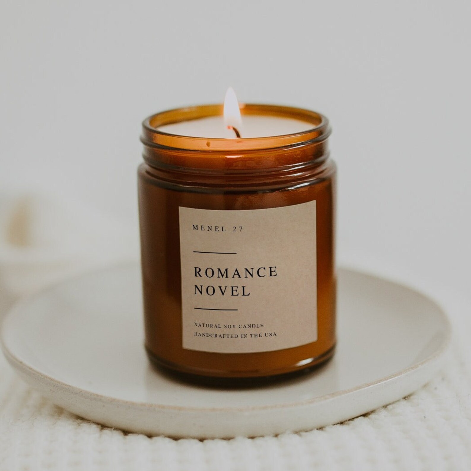 Romance Novel Book Candles Book Lover Gift Cozy Candle - Etsy