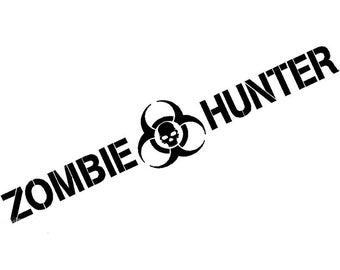 Zombie Bumper Sticker - Etsy