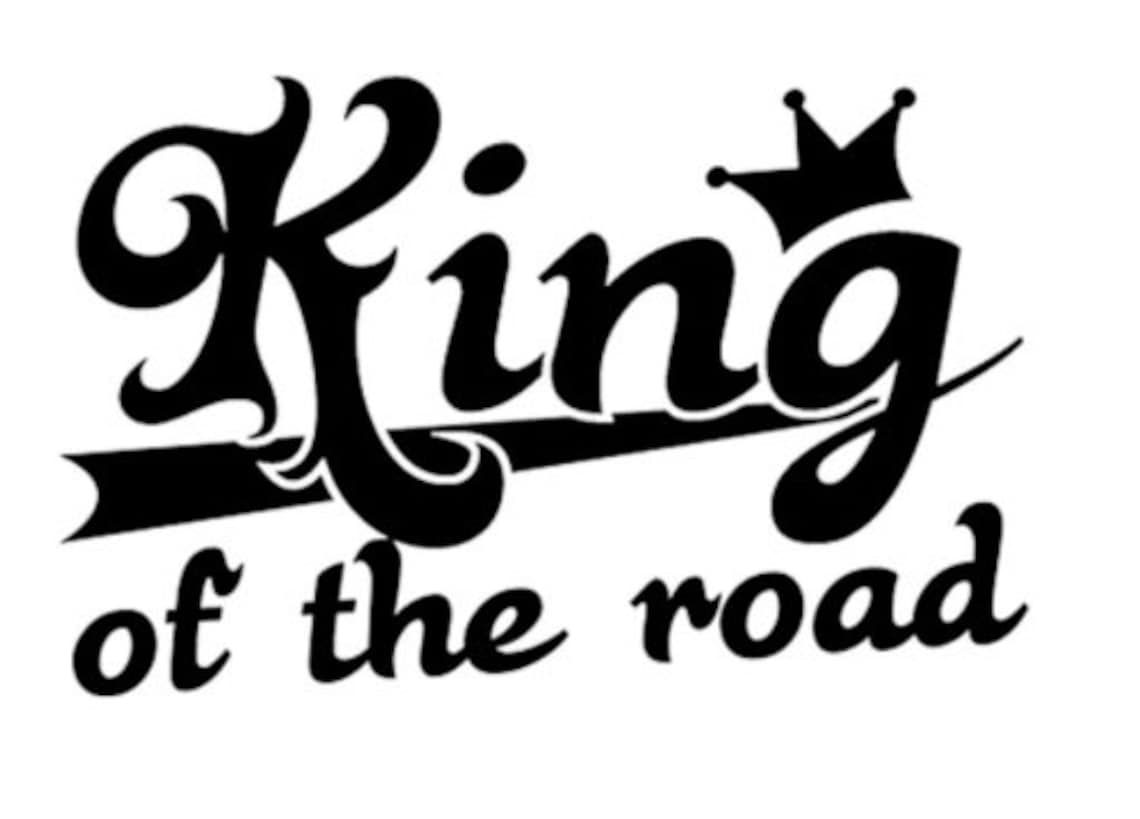 King Of The Road Car Van Jeep Truck Caravan 4x4 Laptop Funny | Etsy