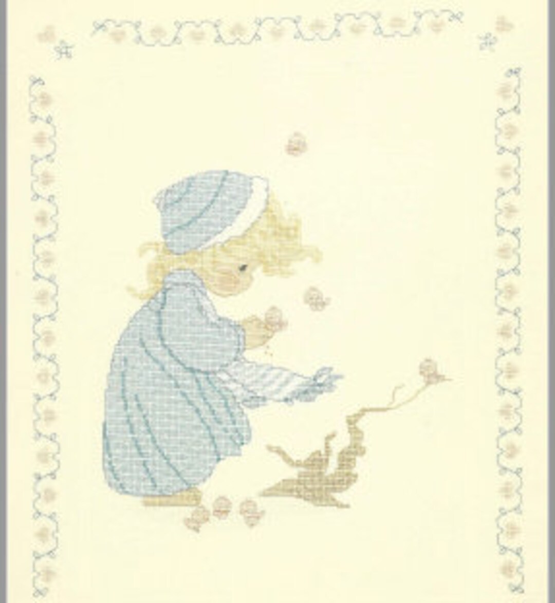 Vintage Precious Moments Counted Cross Stitch Patterns PM-11 – INSTANT ...